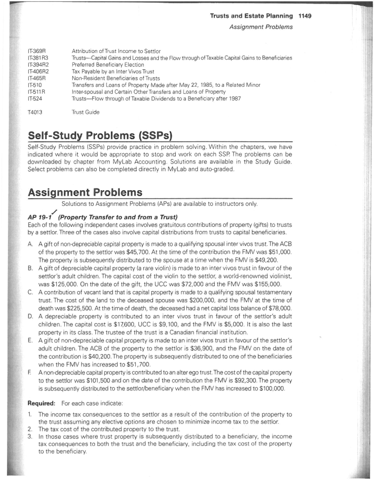PDF Copy of Chapter 19 Assignment Problems - LAWG 5855 - Studocu