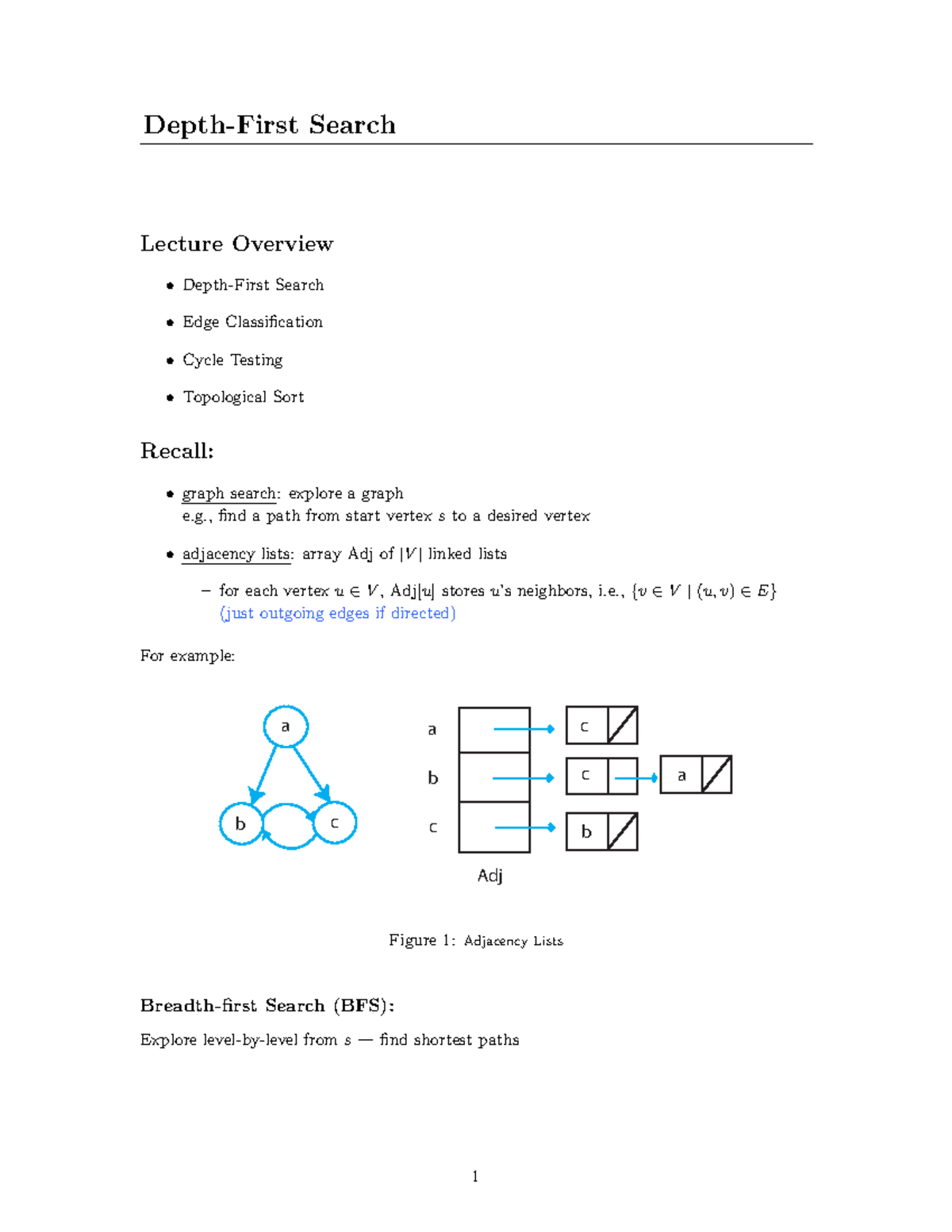 15 - daa notes - Lecture Overview Depth-First Search Edge ...