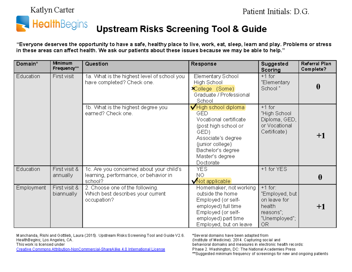Upstream Risks Screening - K - Manchanda, Rishi and Gottlieb, Laura ...