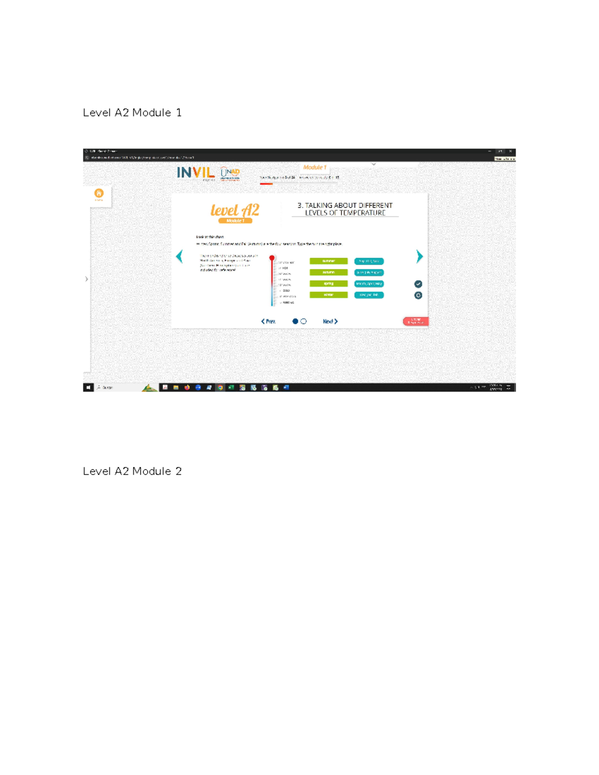 Task 2. english is easy and fun - Level A2 Module Level A2 Module Level ...