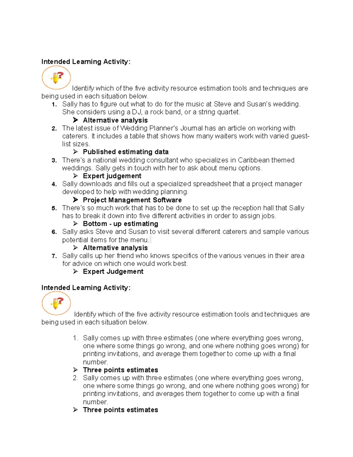 M3 Project Planning - modules - Intended Learning Activity: Identify ...