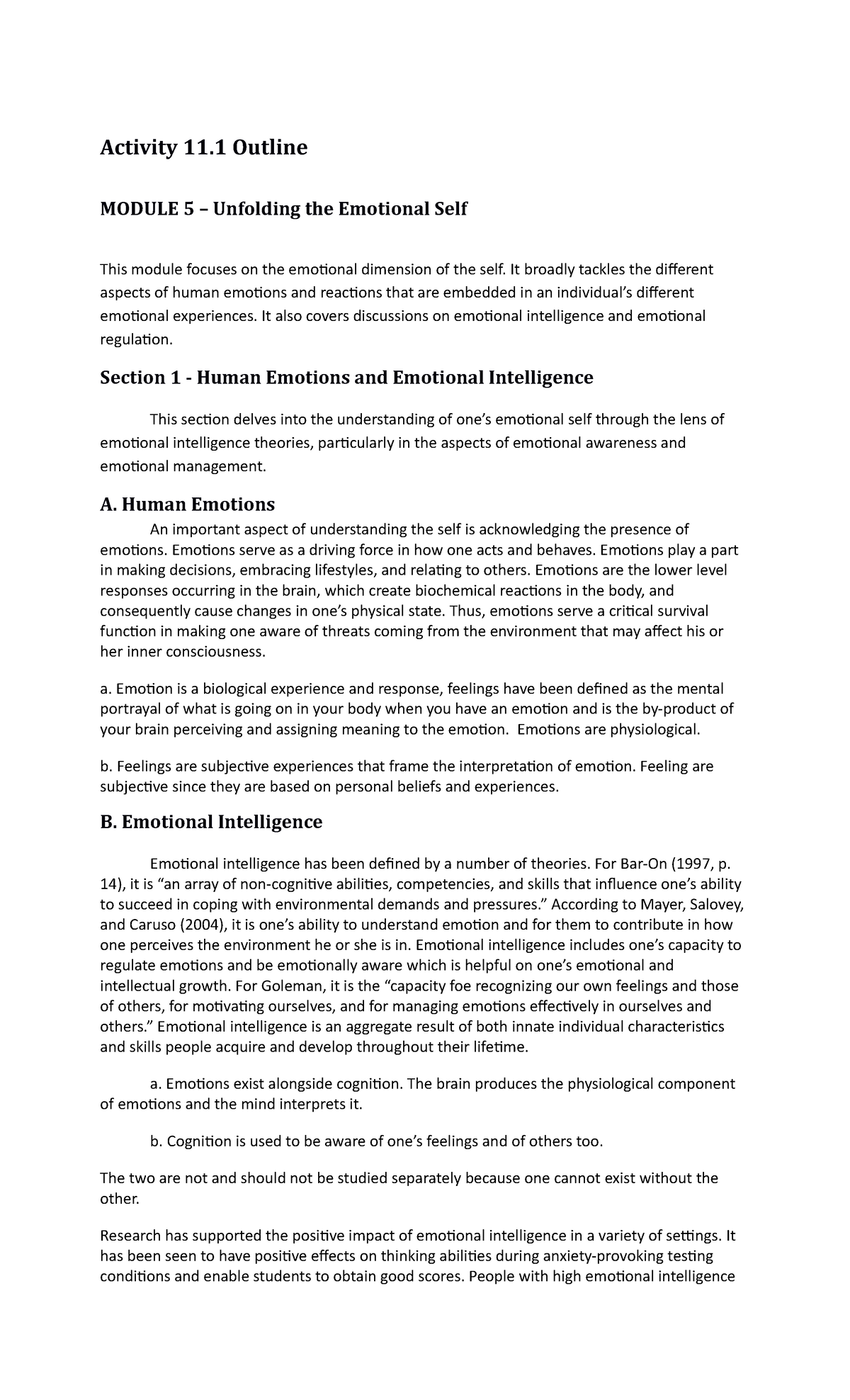 541298509-Activity-11 - Activity 11 Outline MODULE 5 – Unfolding the ...
