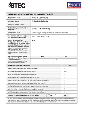 U5 01 Models and Decision Making - Unit 5 Data Modelling Assignment 1: Models and Decision ...