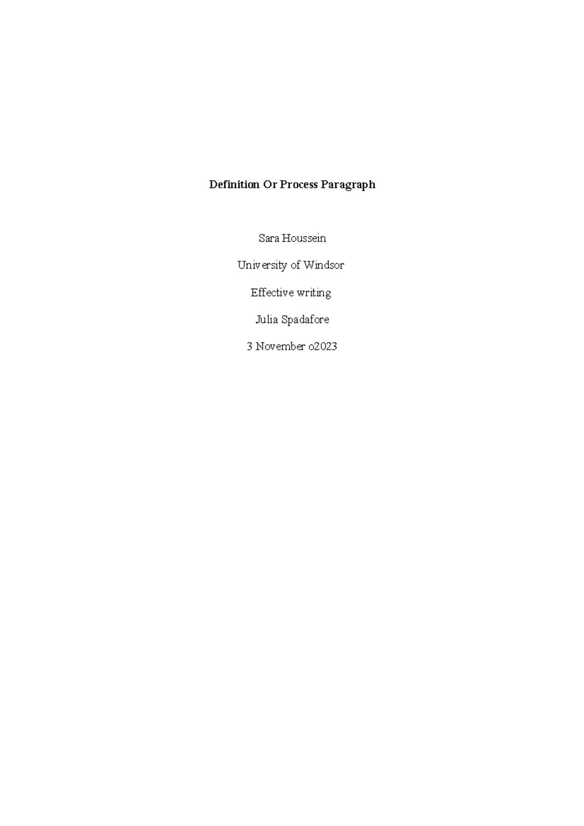 Definition%20paragraph - Definition Or Process Paragraph Sara Houssein ...