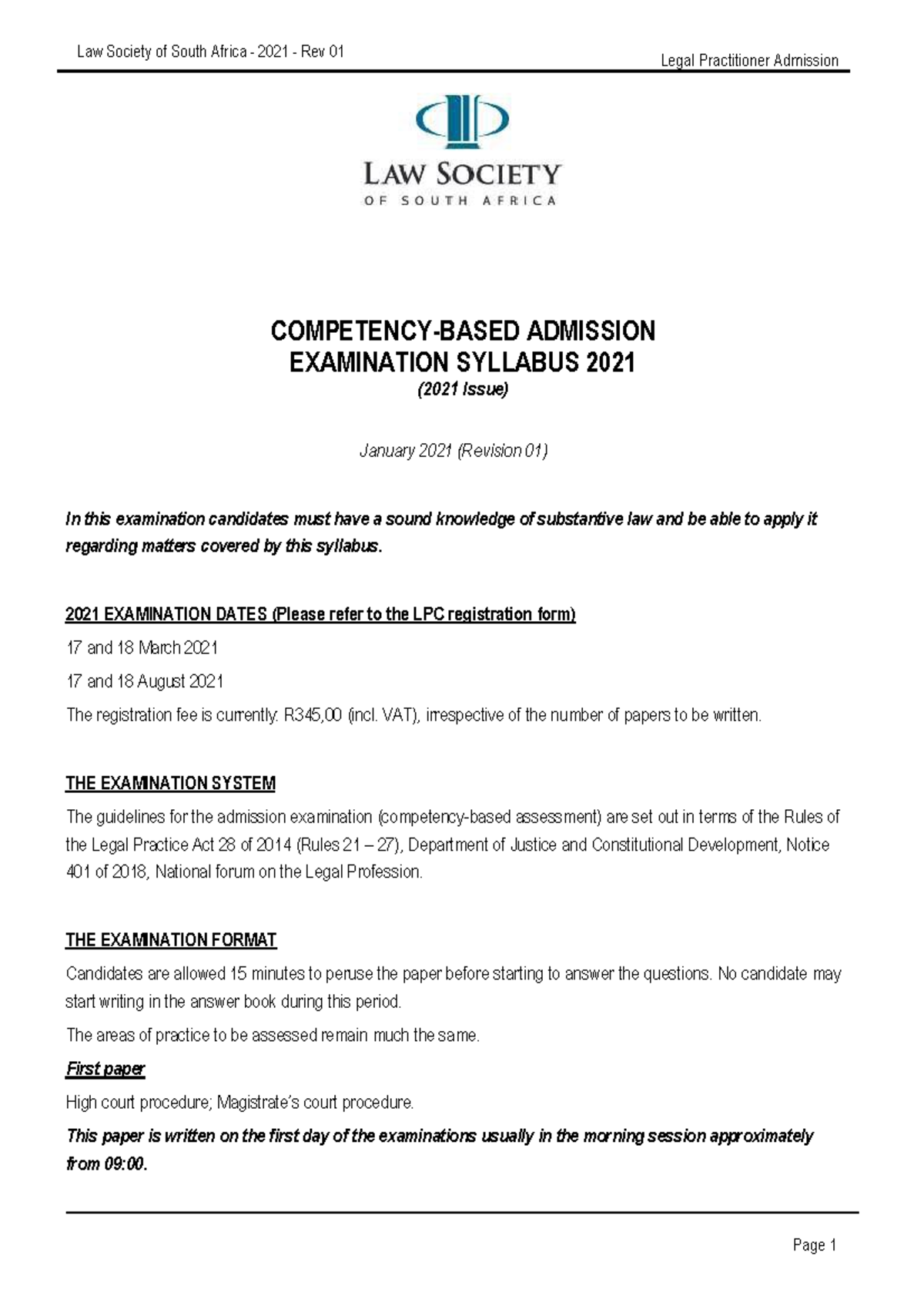2021 Competency-based-Admission-Exam Syllabus Final - COMPETENCY-BASED ...
