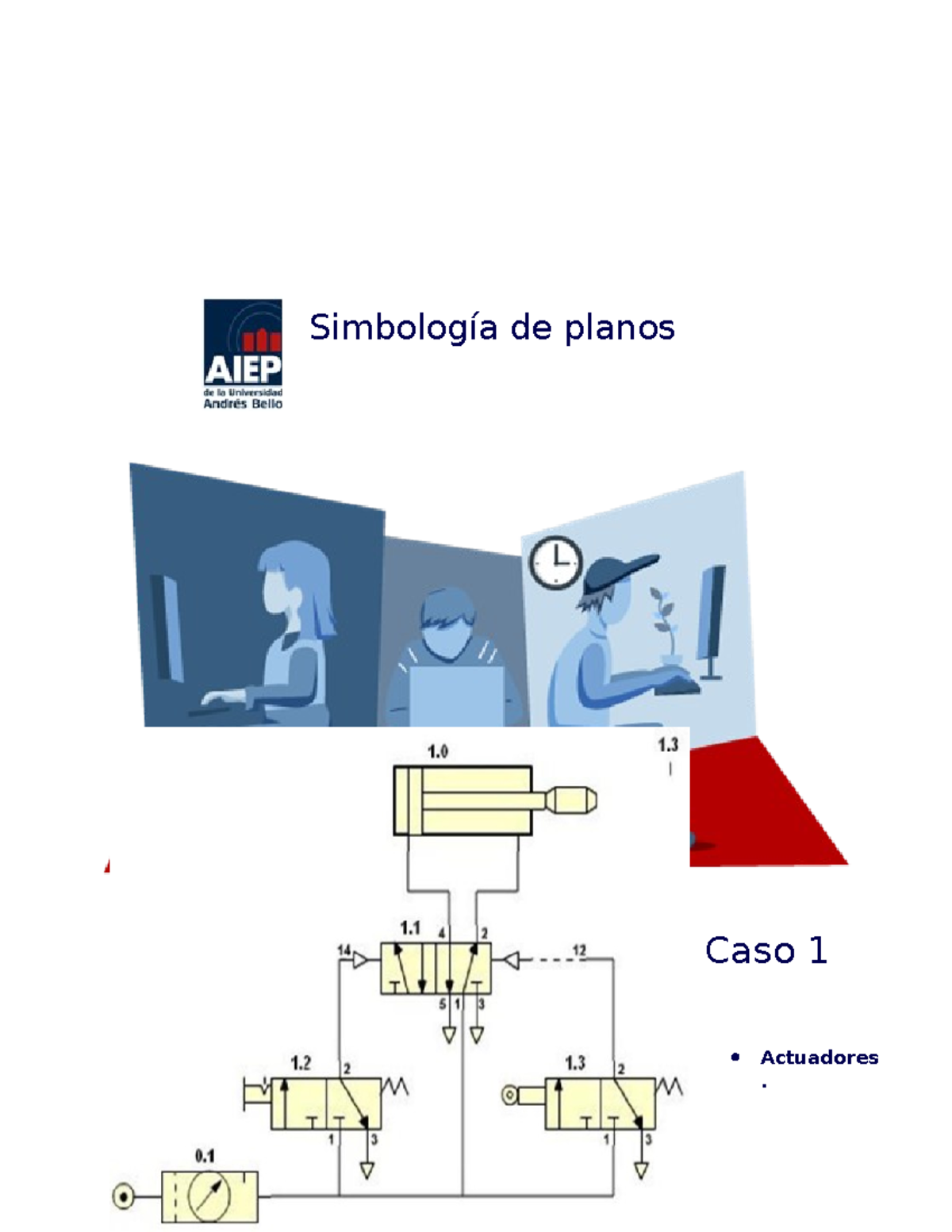 Act sem 7 - apunte de actividad - Caso 1 Actuadores . Simbología de ...