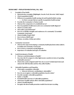 ATI Population Health Questions - ATI Population Health Questions Nurse ...