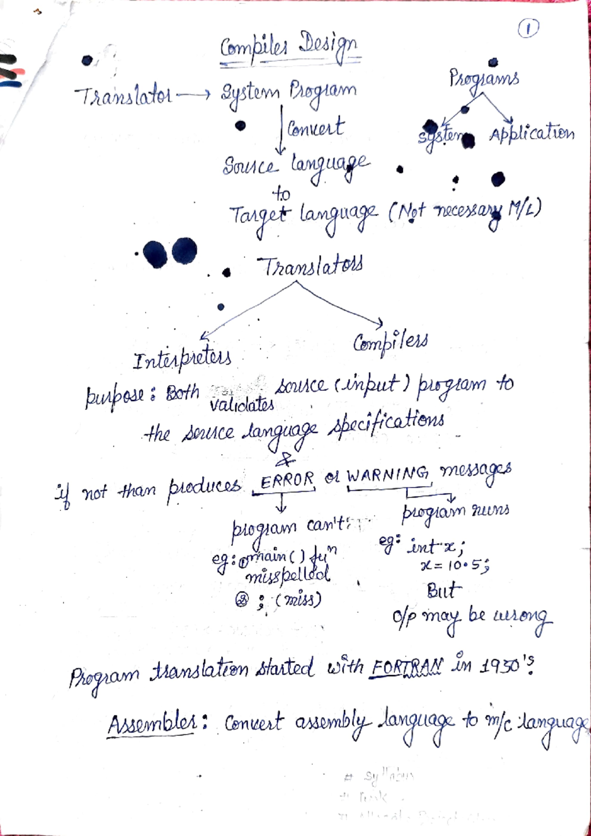 11 Introduction Translator Interpreter Assembler Compiler