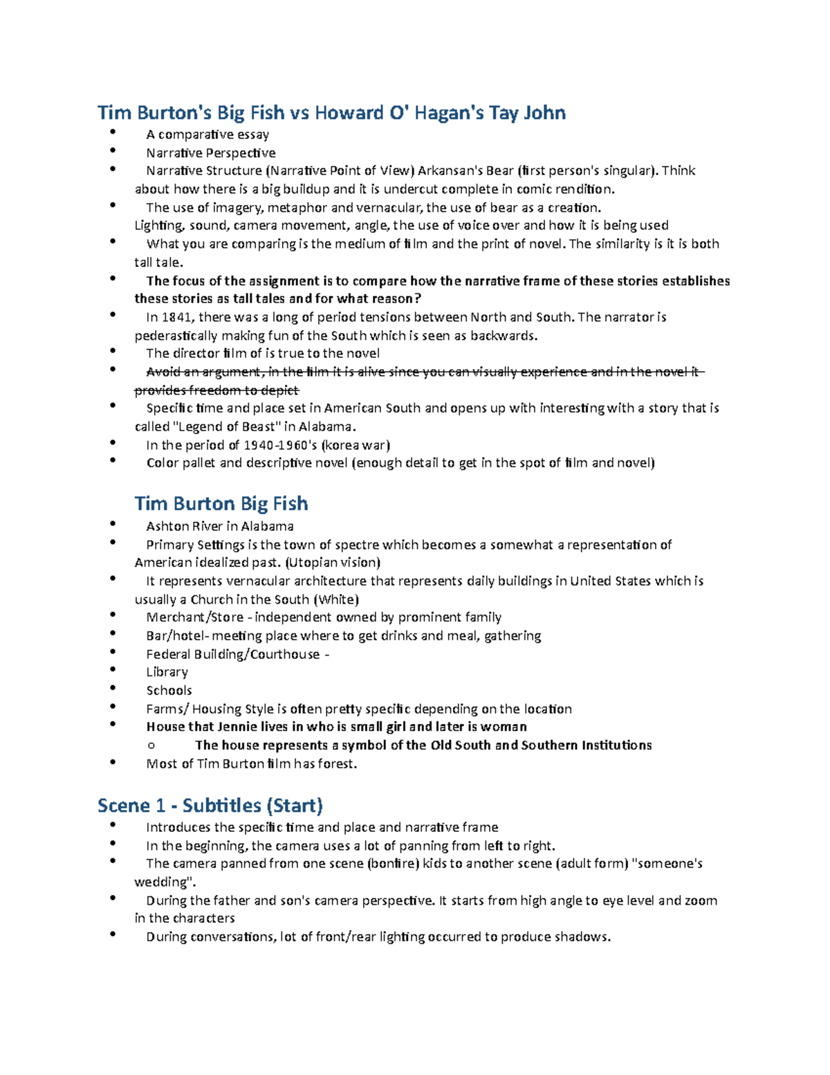 Lecture 15 - Trickers and Tale Spinners- Tall Tales Part 1 - Tim Burton ...