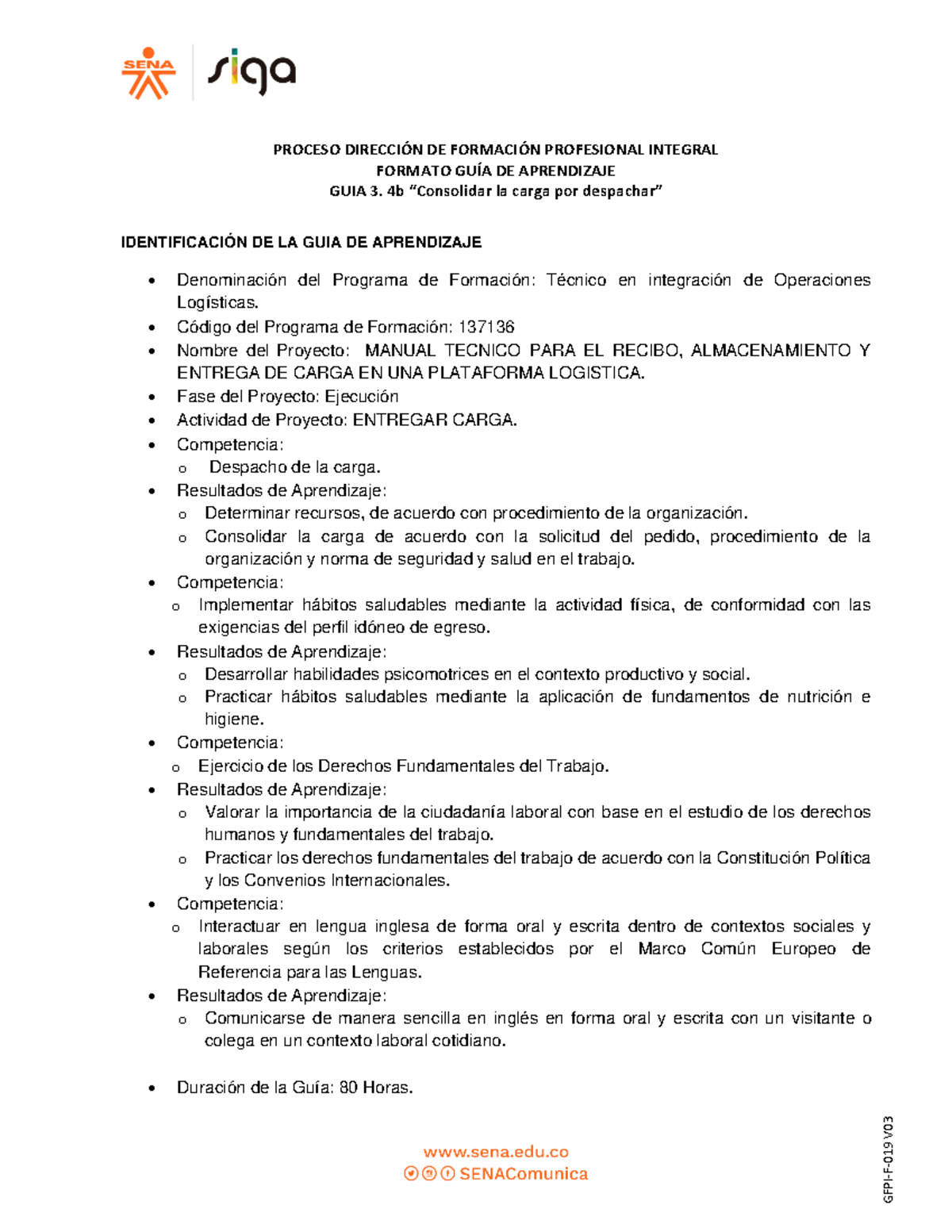 GFPI-F-019 GUIA DE Aprendizaje 3 - PROCESO DIRECCI”N DE FORMACI”N PROFESIONAL INTEGRAL FORMATO ...