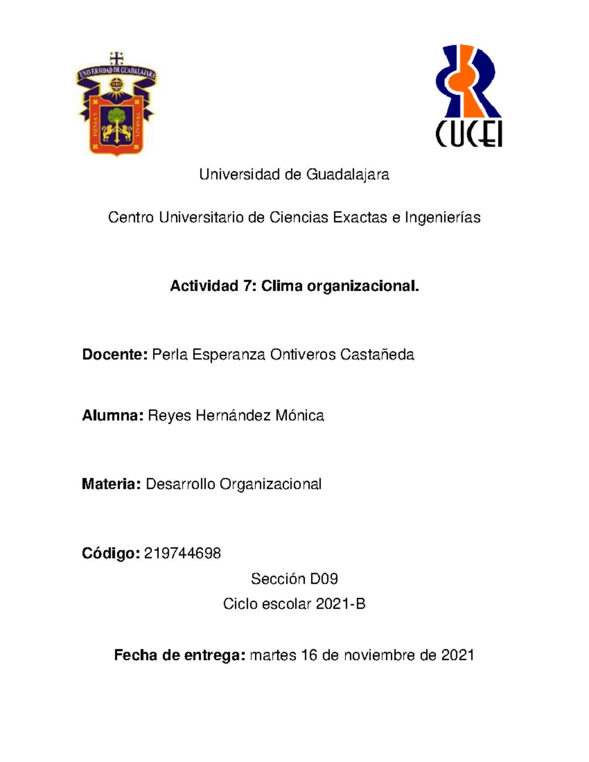 Actividad 7-Reyes Hernández Mónica - Universidad de Guadalajara Centro ...