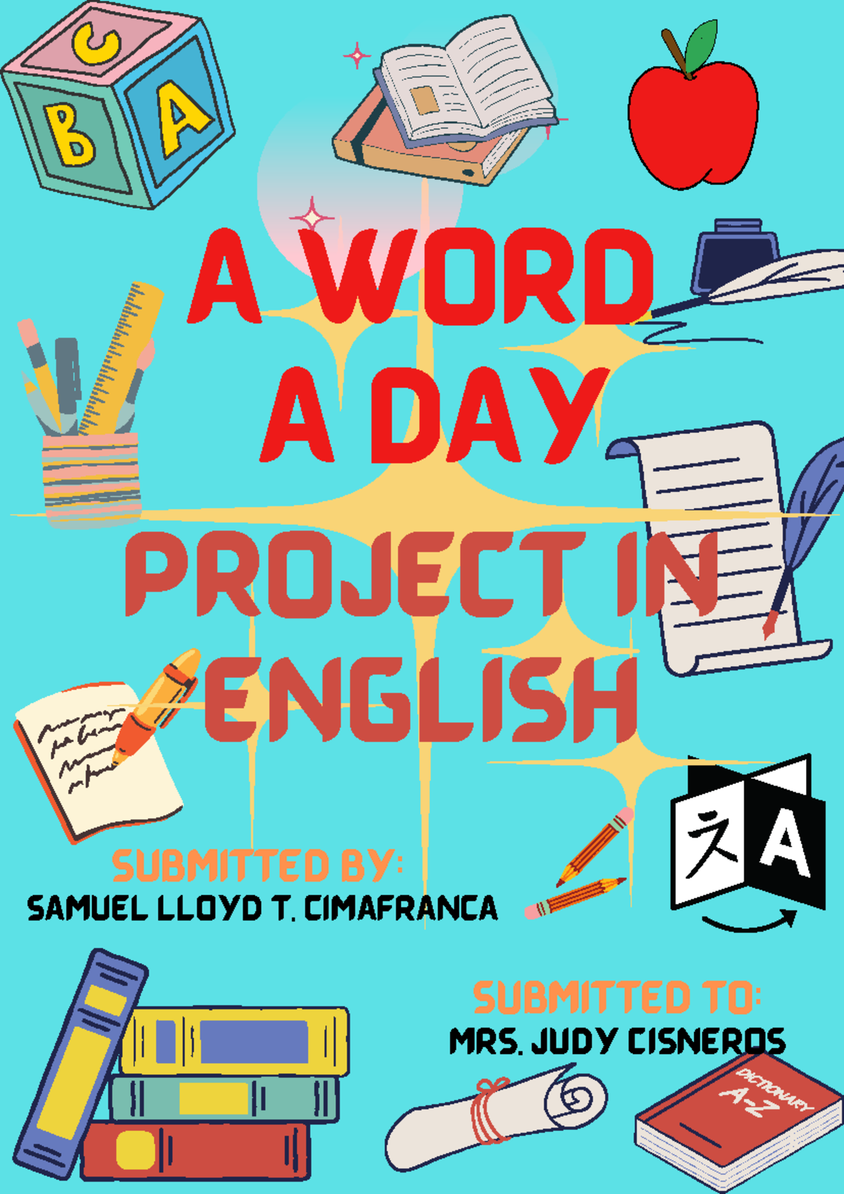 MATH Portfolio - Introduction to Speech Style - A WORD A DAY submitted ...