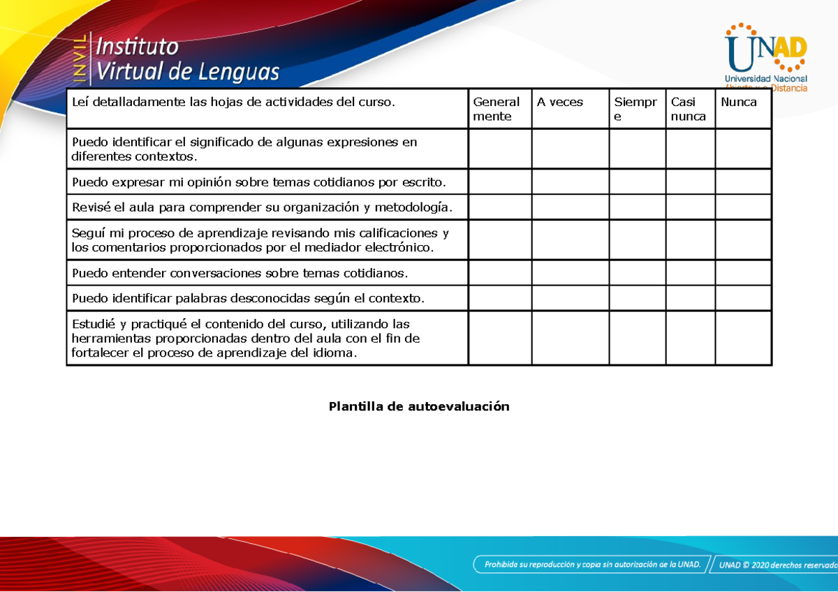 Annex 1 - Niguna - Leí detalladamente las hojas de actividades del ...
