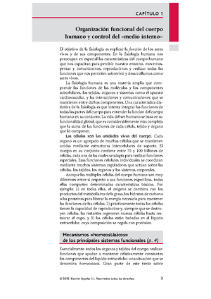 Guyton y Hall. Cap 2 - La célula y sus funciones - C A P ÍT U LO 2 La ...