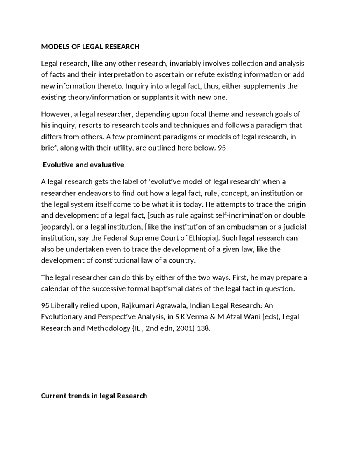 Wwwwwwew - Summary Constitutional law - MODELS OF LEGAL RESEARCH Legal ...