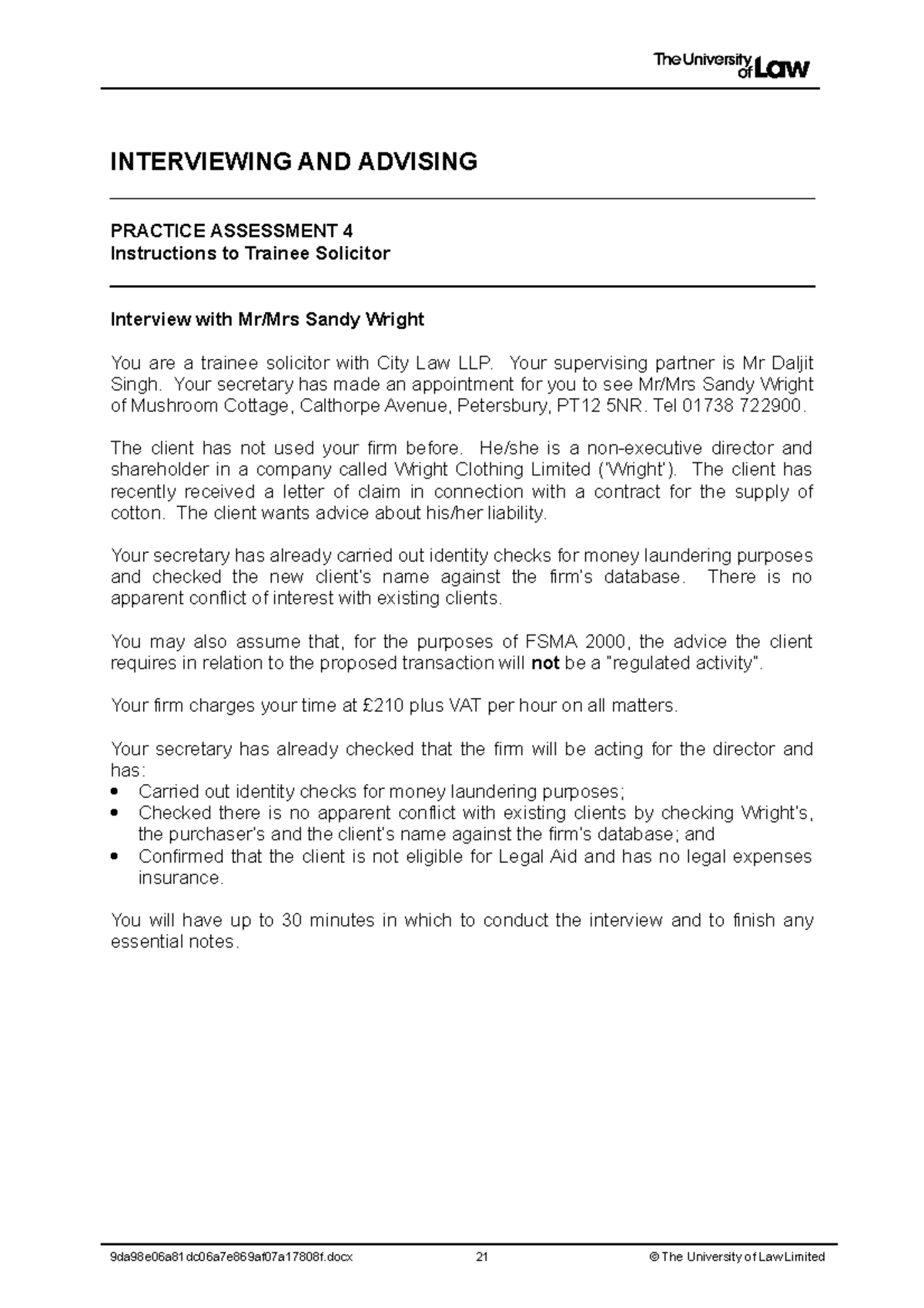 2122 ipp interviewing ce02 practice 04 trainee instructions ...