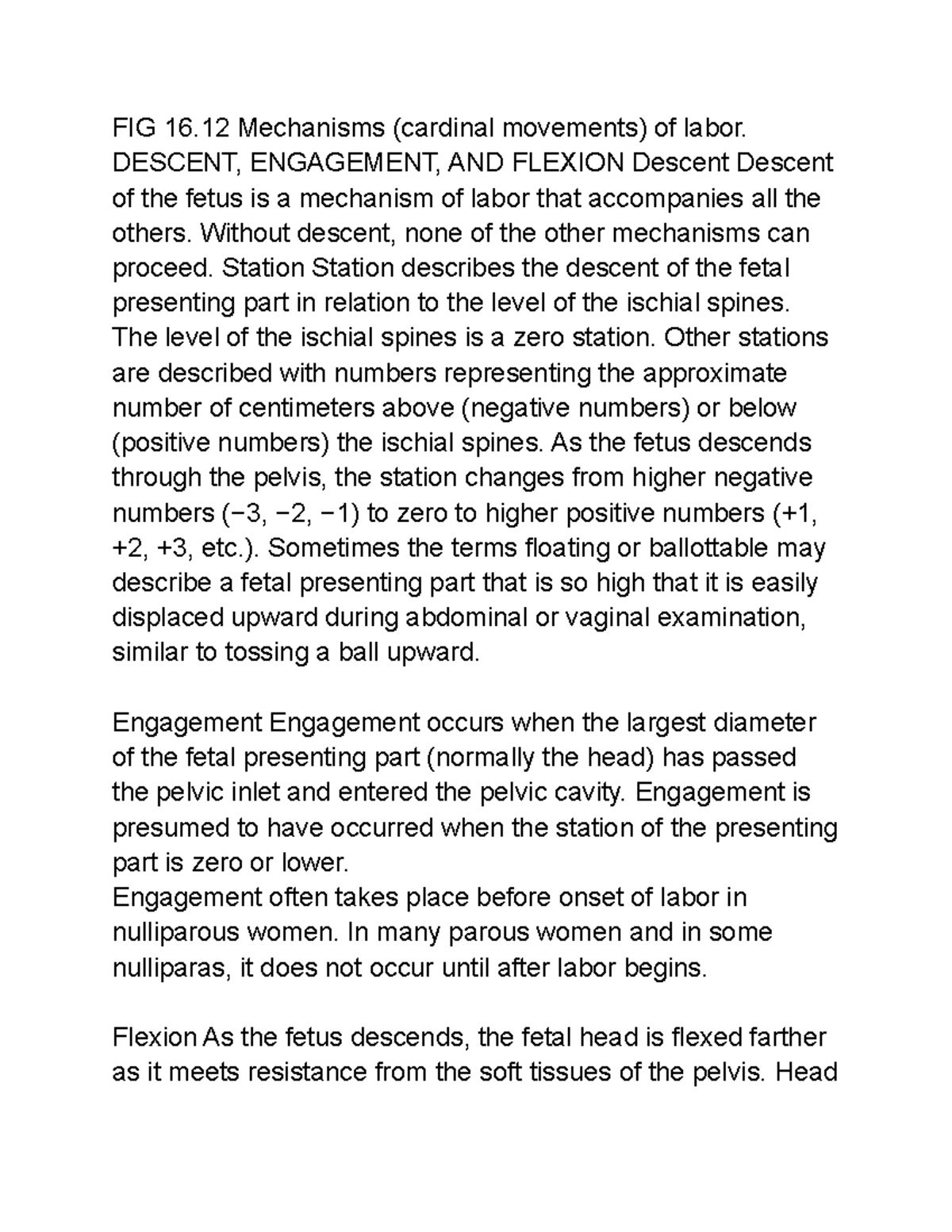 Untitled document-1 - Cardinal movements - FIG 16 Mechanisms (cardinal ...