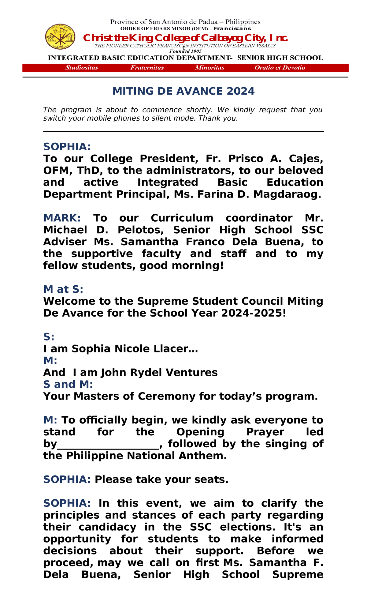 Miting D Avance 24 25 Script - Province of San Antonio de Padua ...