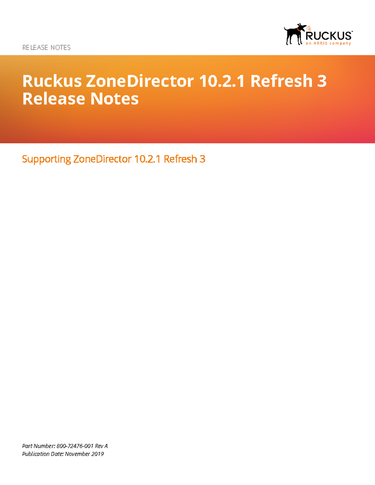 Zone Director-10 - sss - Supporting ZoneDirector 10.2 Refresh 3 RELEASE ...