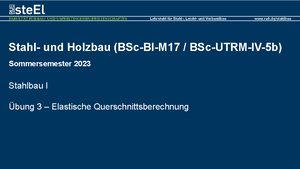 Verbindungen 2 - Zusammenfassung Verbindungsarten - Stahlbau I ...