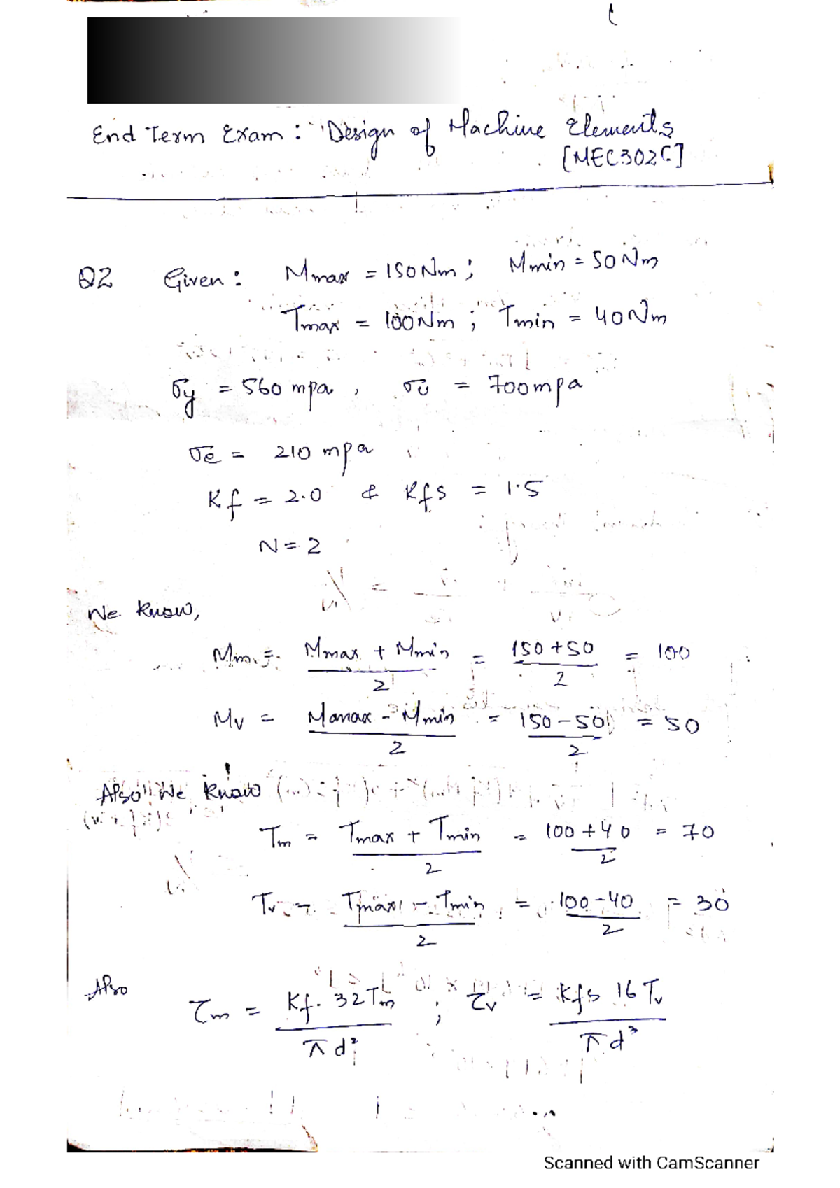 Design OF Machine Elements - Basic Mechanical Engineering - Studocu