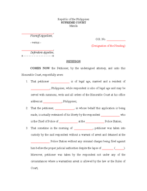 48539308-sample-pleading - Republic of the Philippines SUPREME COURT ...