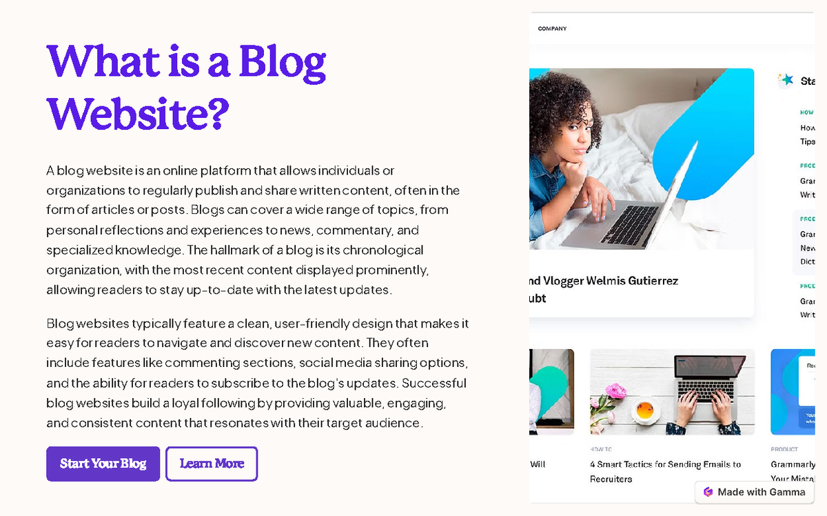 What is a Blog Website - Jajsjs - What is a Blog Website? A blog ...