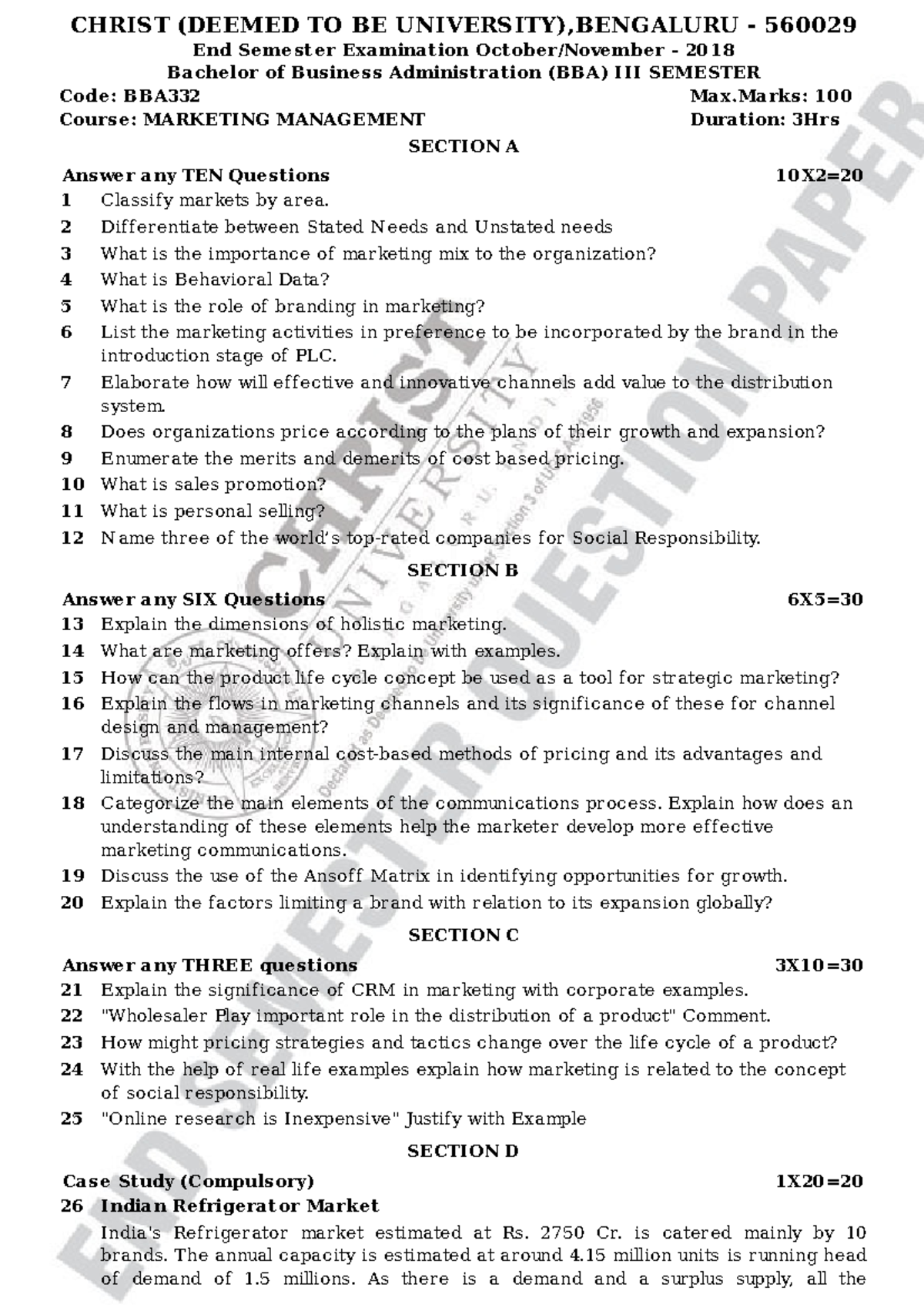 BBA332 - 2 Differentiate between Stated N eeds and Unstated needs 3 ...