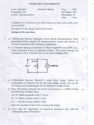 Instrumentation-notes - Instrumentation - Studocu