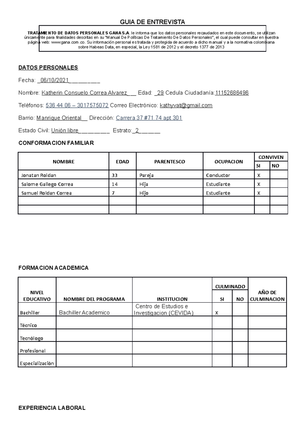 GUIA DE Entrevista - asdfasdfasdfasdfsdf - GUIA DE ENTREVISTA ...