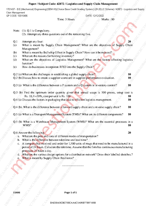 Be mechanical-engineering semester-7 2023 may - Studocu