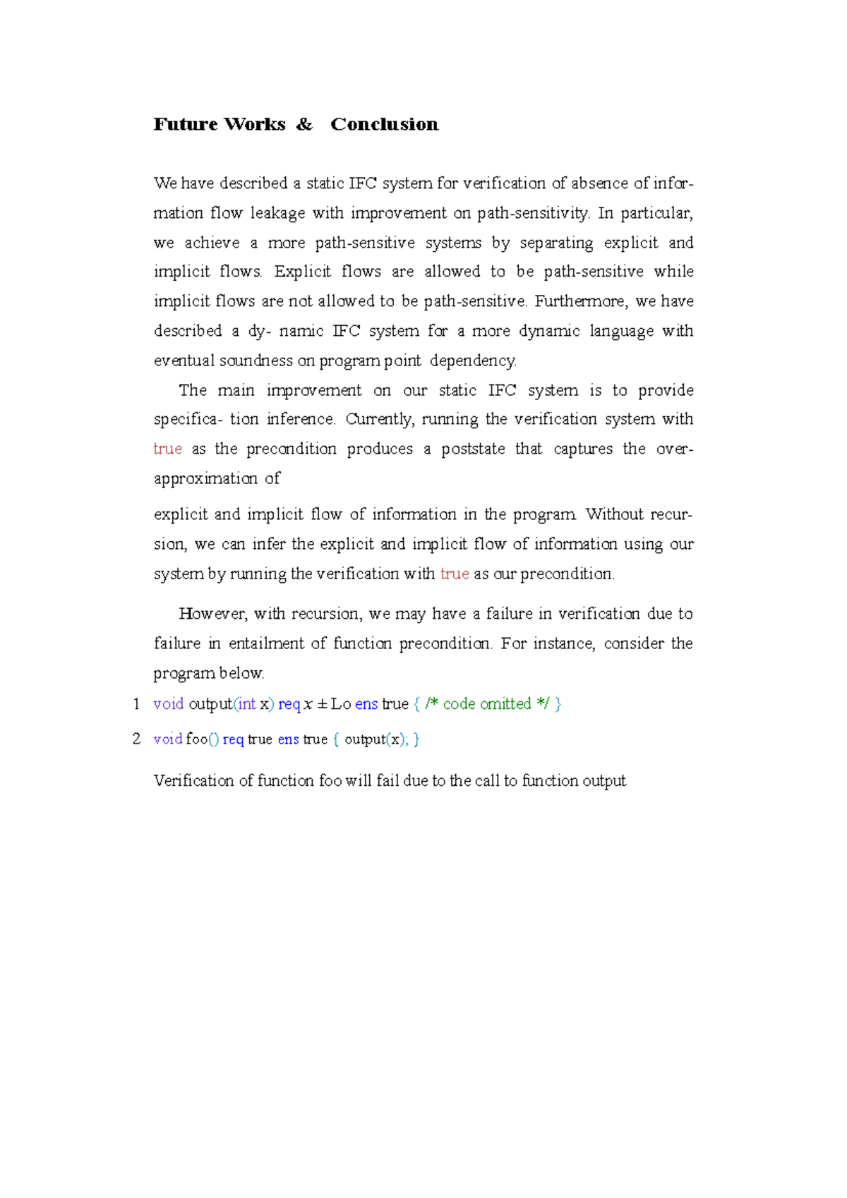 Experimental Setup and Result - Future Works & Conclusion We have ...