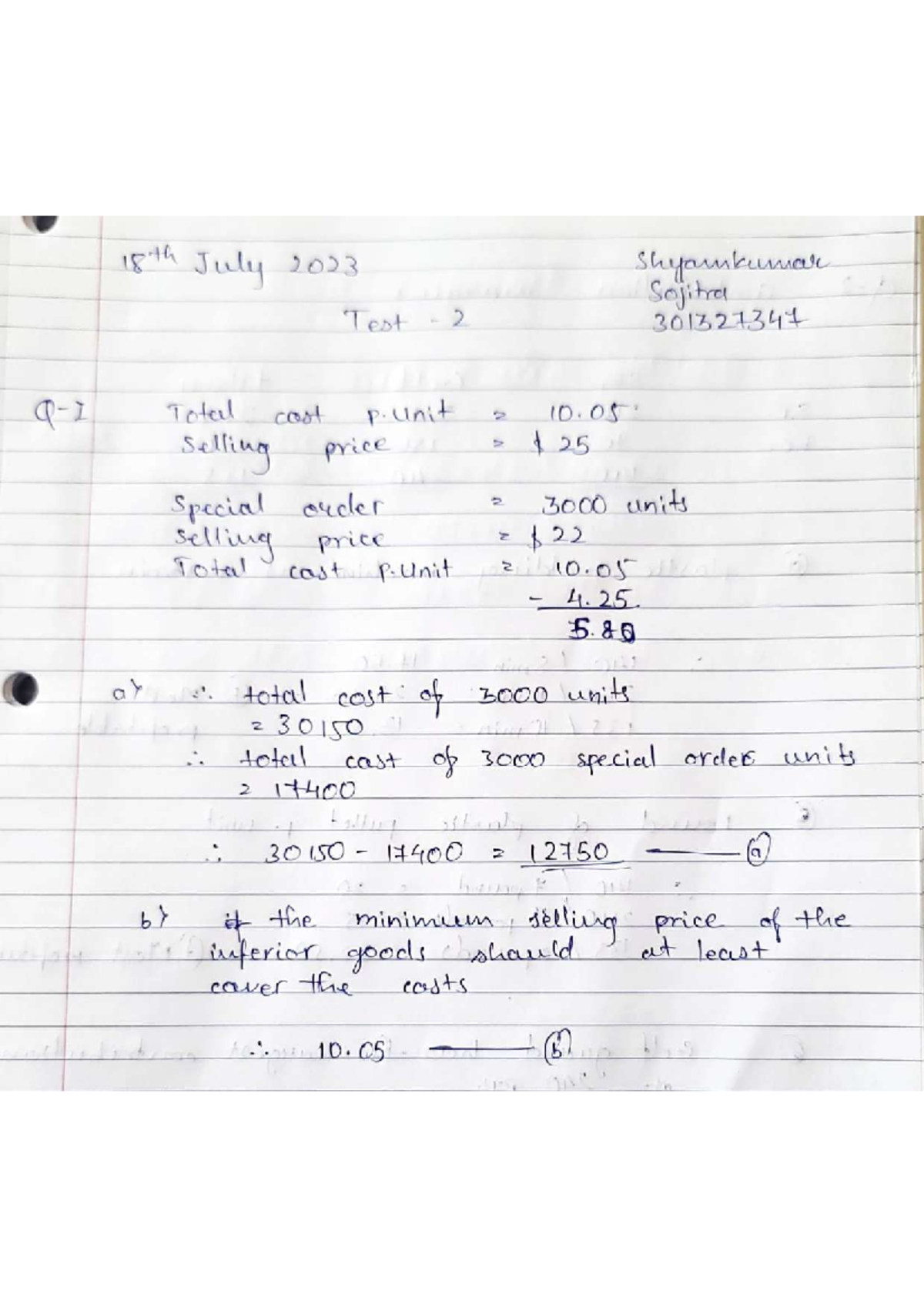 Accounting working notes - busn701 - Studocu