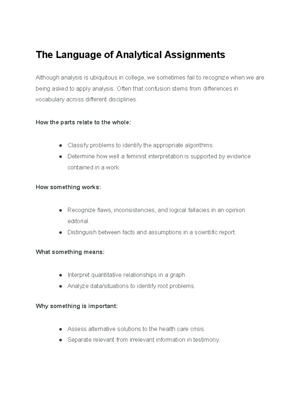 Untitled document - This gives a detailed summary and outline of the ...