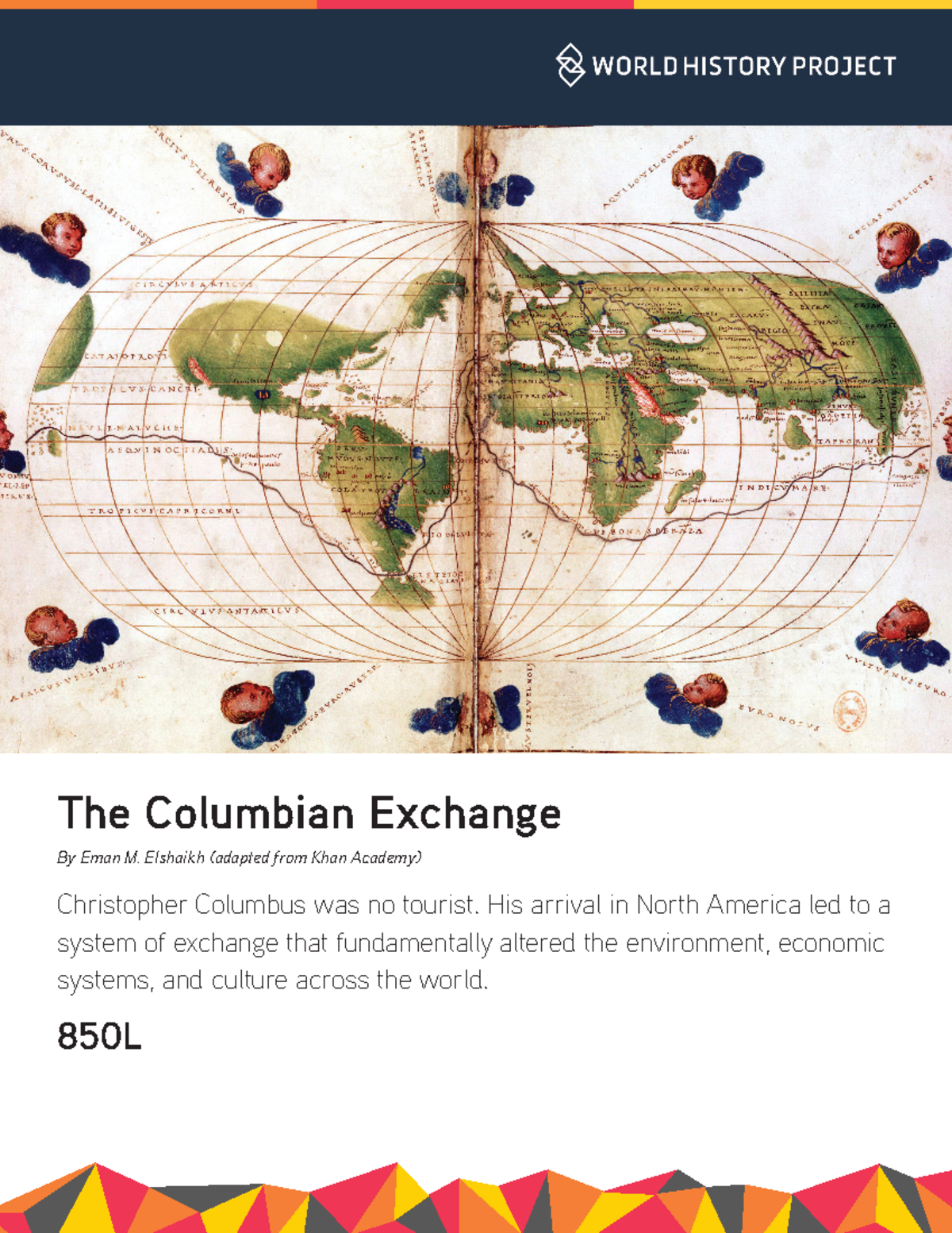 WHP1200 312 Read The Columbian Exchange 850L - The Columbian Exchange ...