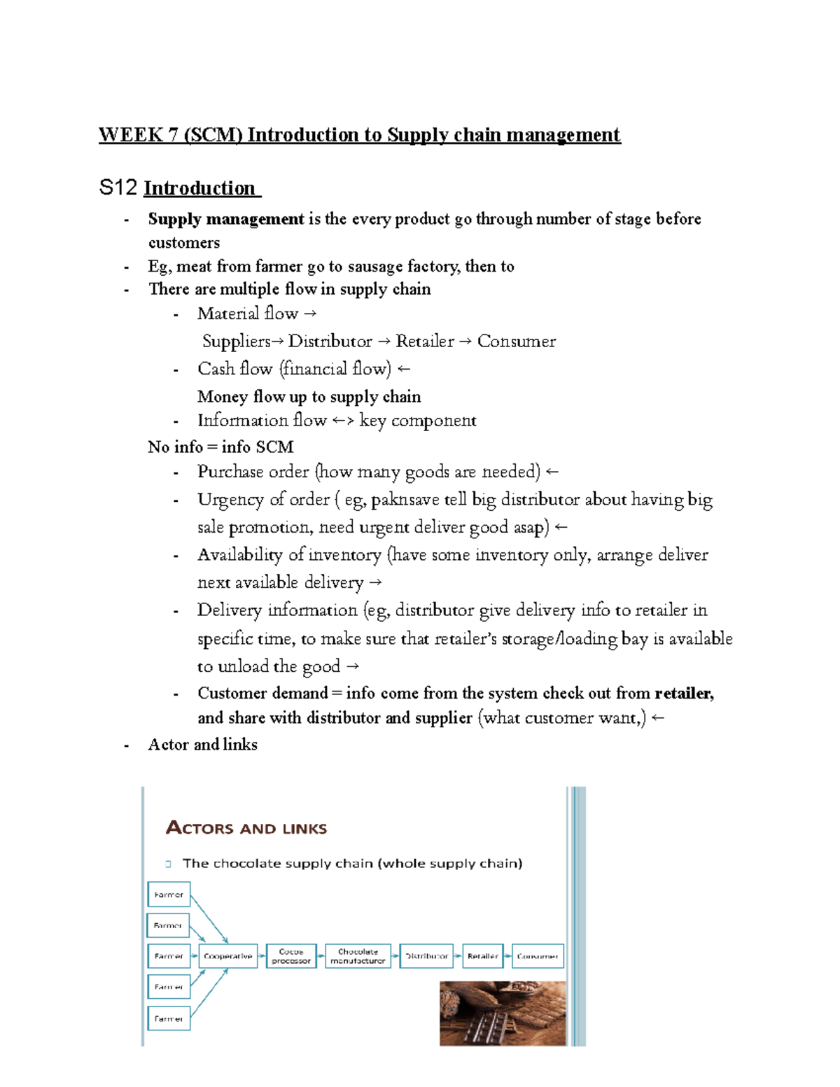 SCM lecture, workshop, tutorial note - Integrated Thinking - Digital ...