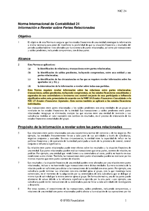 NIC 33 Ganancias POR Accion - Norma Internacional de Contabilidad 33 ...