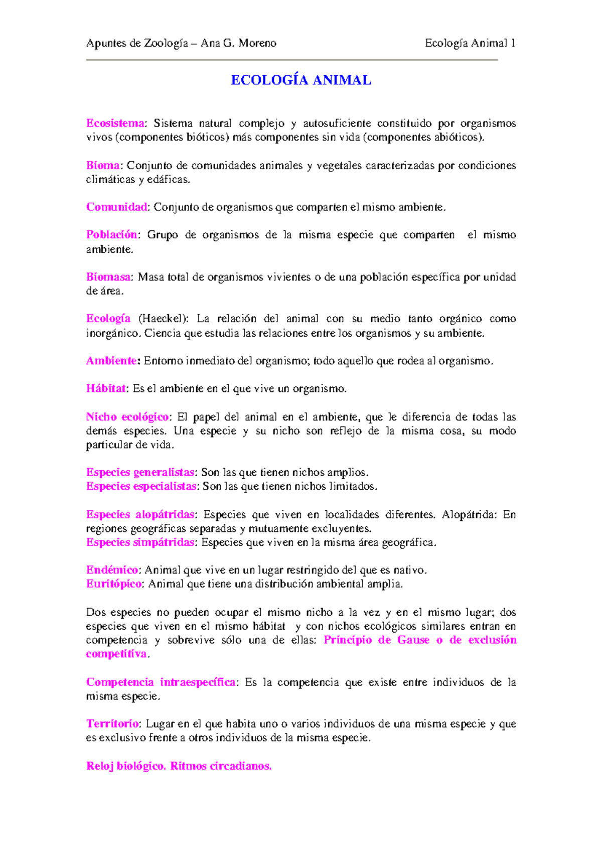 A4 A Ecologia Animal - Apuntes de Zoología – Ana G. Moreno Ecología ...