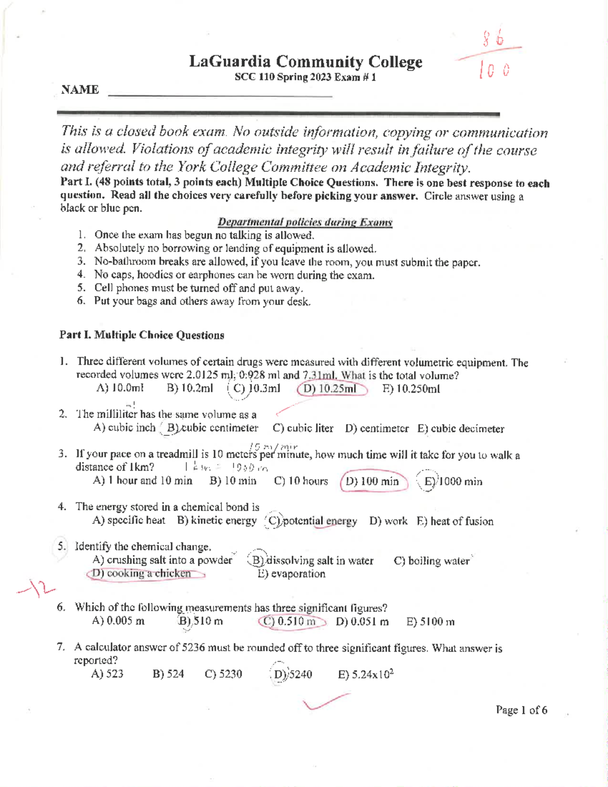 SCC110 Lec Exam 1 - SCC 110 - Studocu