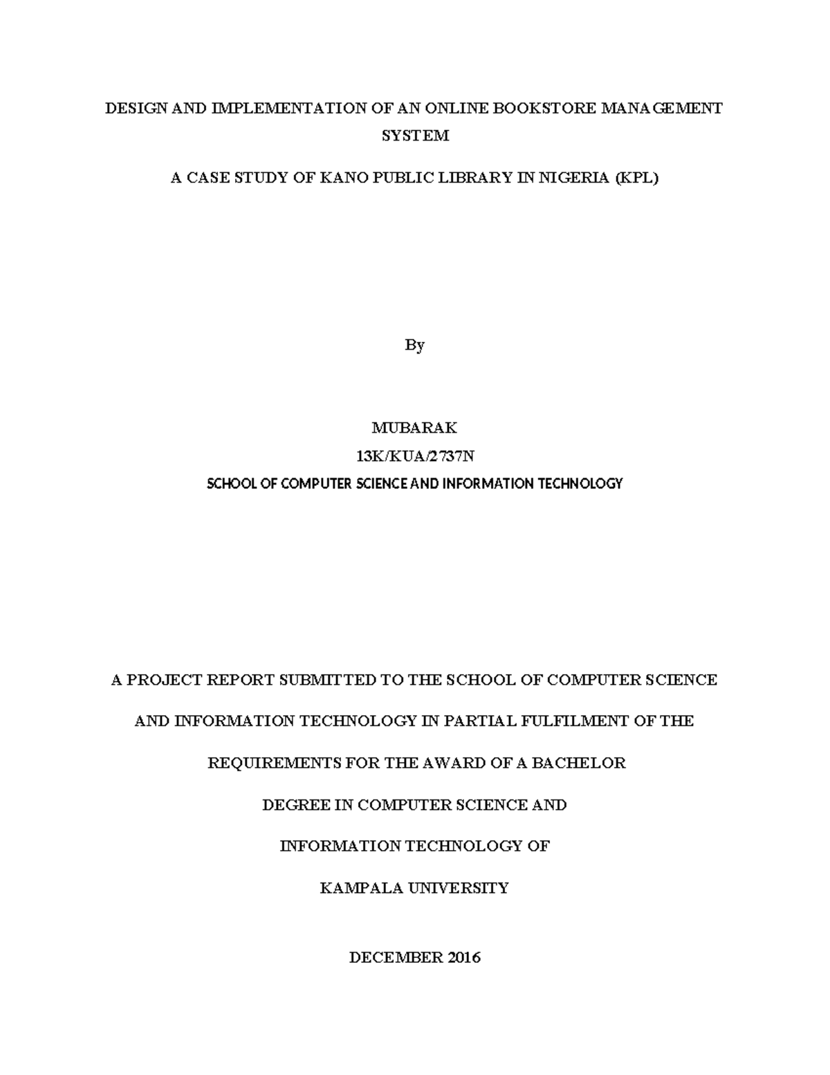 Online Bookstore Management System - DESIGN AND IMPLEMENTATION OF AN ...