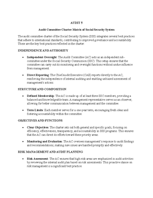 Chapter 7 - Book - Chapter 7 AUDITING IN A COMPUTERIZED ENVIRONMENT With the rapid development ...