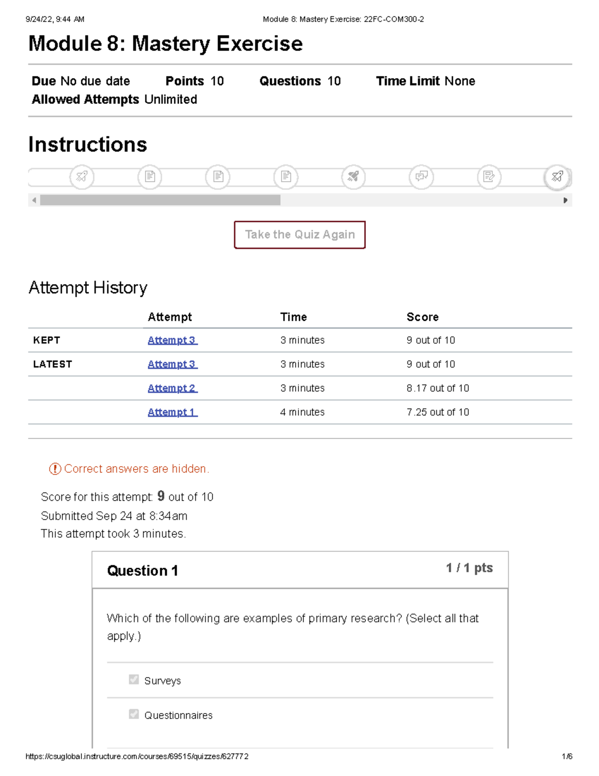 Module 8 Mastery Exercise 22FC-COM300-23 - Module 8: Mastery Exercise ...