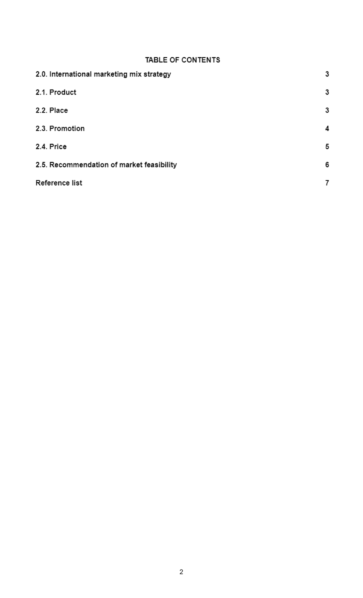 IMk Research Project Part 2 Marketing Mix - 2. International marketing ...