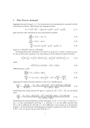 Practical Homogeneous and homothetic functions - Excursus: Homogeneous ...