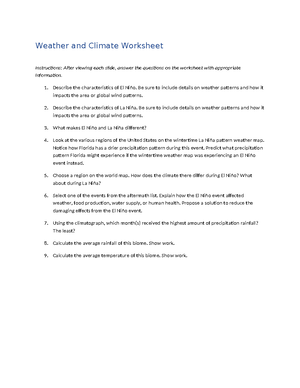 Unit 4 Earth Systems AP Exam Review - Unit 4 Earth Systems APES Exam ...