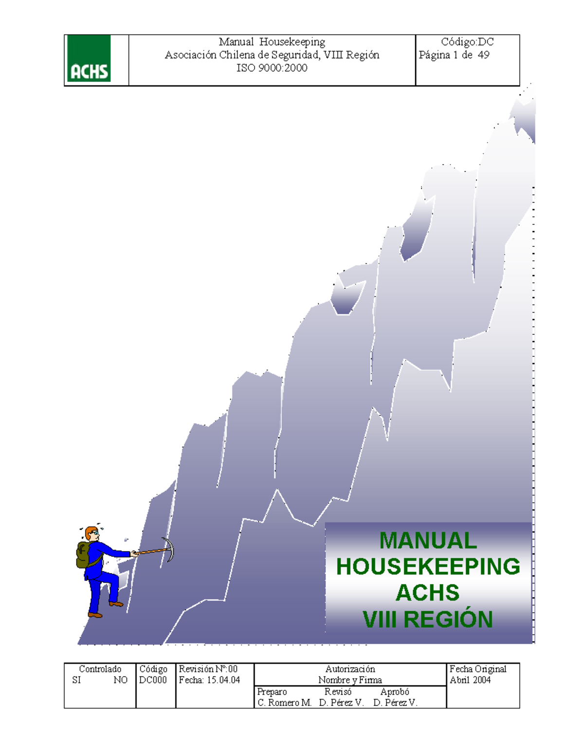 Manual House Keeping - apuntes - Asociación Chilena de Seguridad, VIII ...