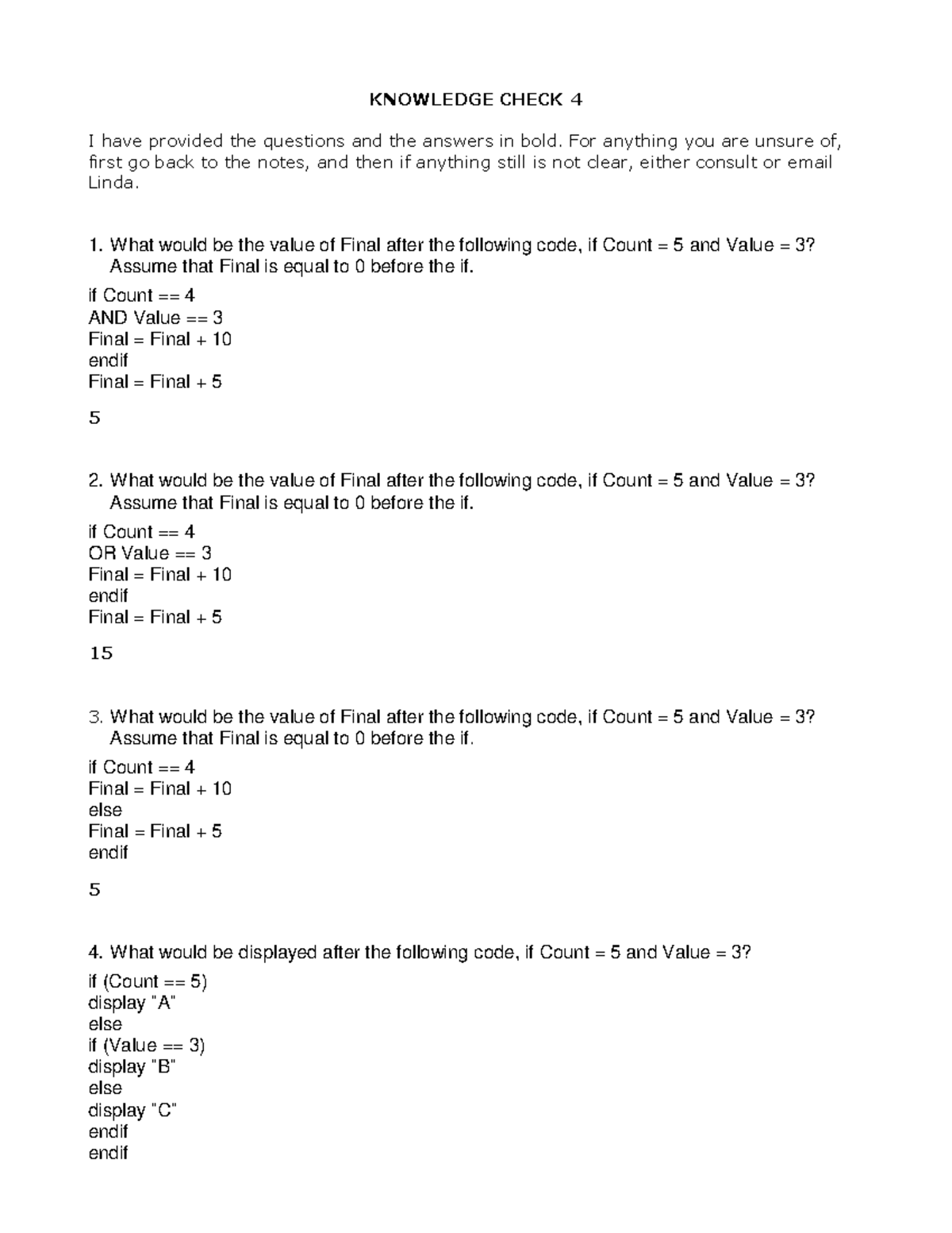 Knowledge Check 4 Answers KNOWLEDGE CHECK 4 I Have Provided The knowledge-check-4-answers-knowledge-check-4-i-have-provided-the