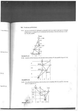 Problem 433 - Scissors Truss by Method of Sections Engineering ...