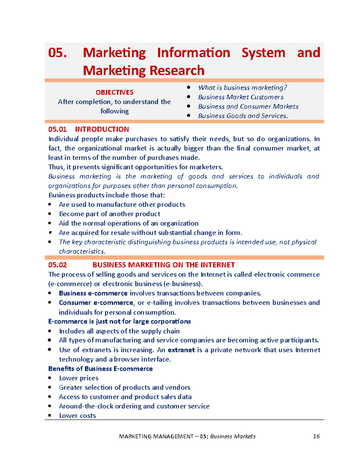 Marketing 05 - Topic 5 - 05. Marketing Information System and Marketing ...