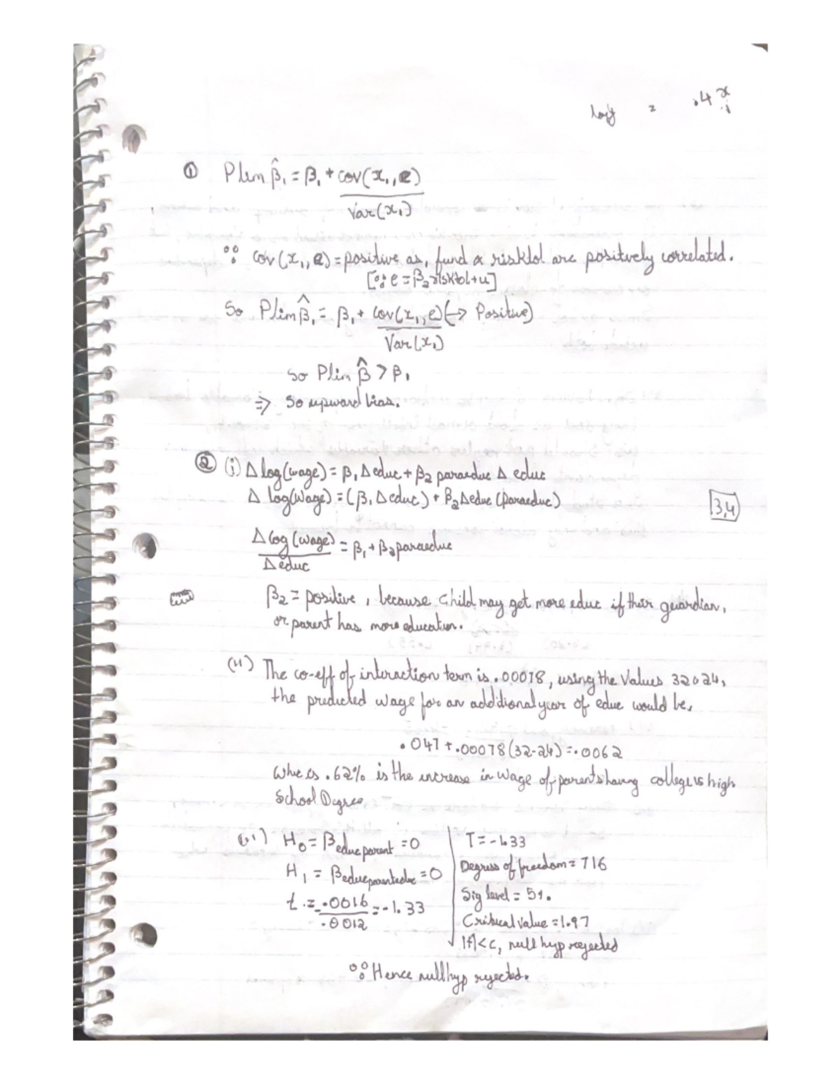 PS6 - pratice notes - Econ 2123 - Studocu